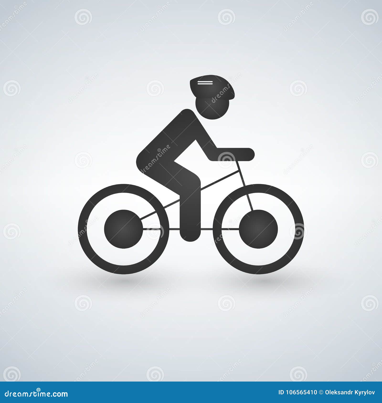 Simple Cycling Race Vector Logo | CartoonDealer.com #197540471