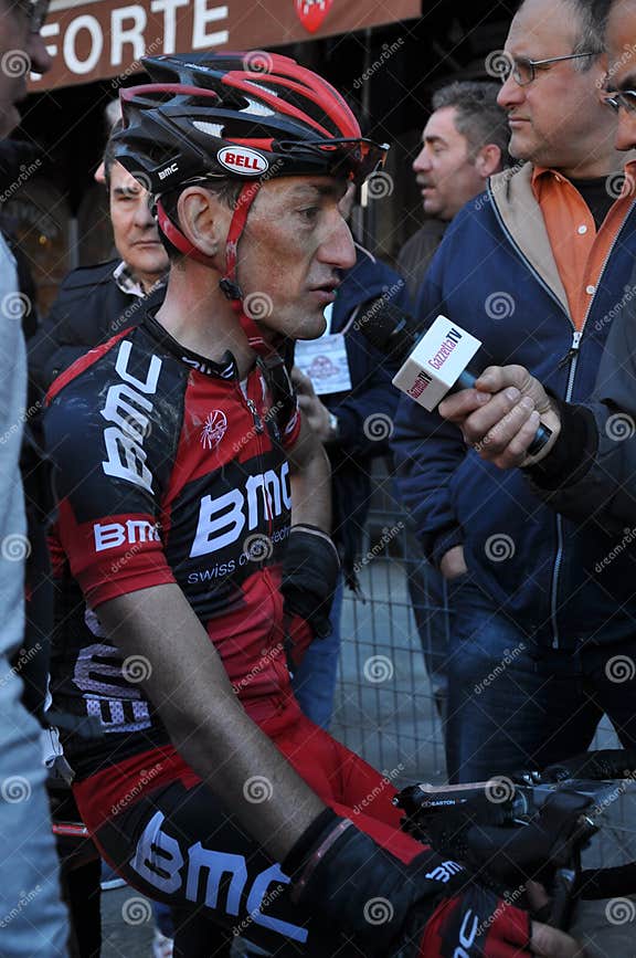 Cyclist Marco Pinotti editorial photography. Image of event - 23732887