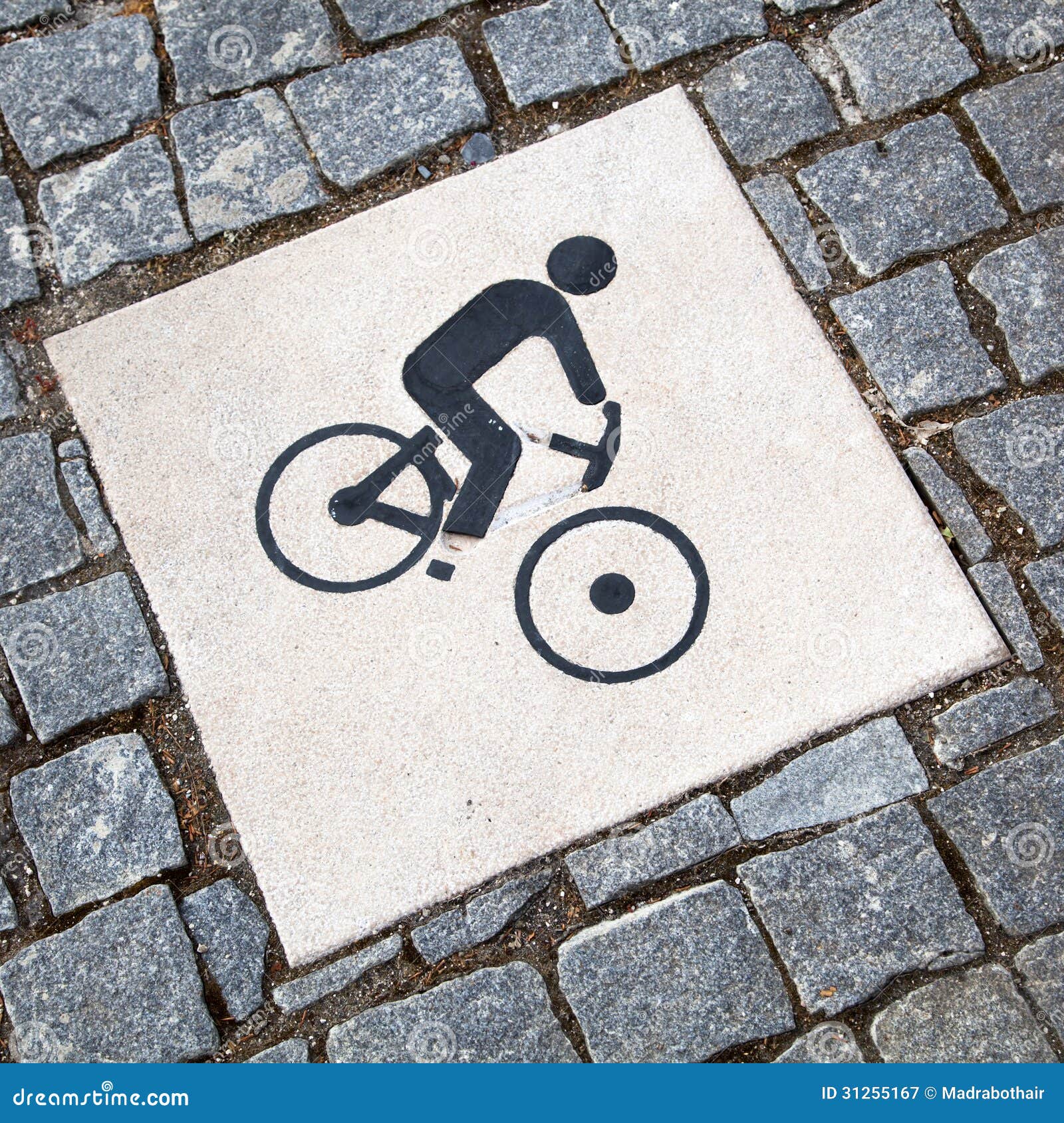 Cyclist pictogram stock image. Image of cyclist, bicycle - 31255167
