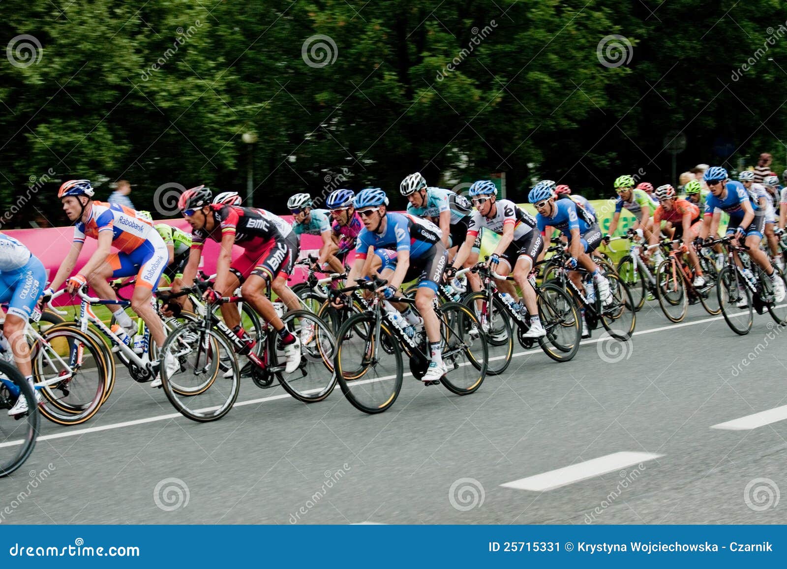 Cyclists editorial photo. Image of sponsor, leader, person - 25715331
