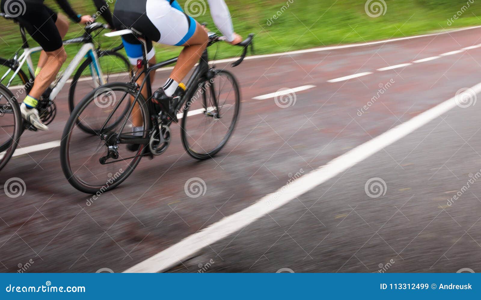 Cyclists in motion stock image. Image of activity, race - 113312499