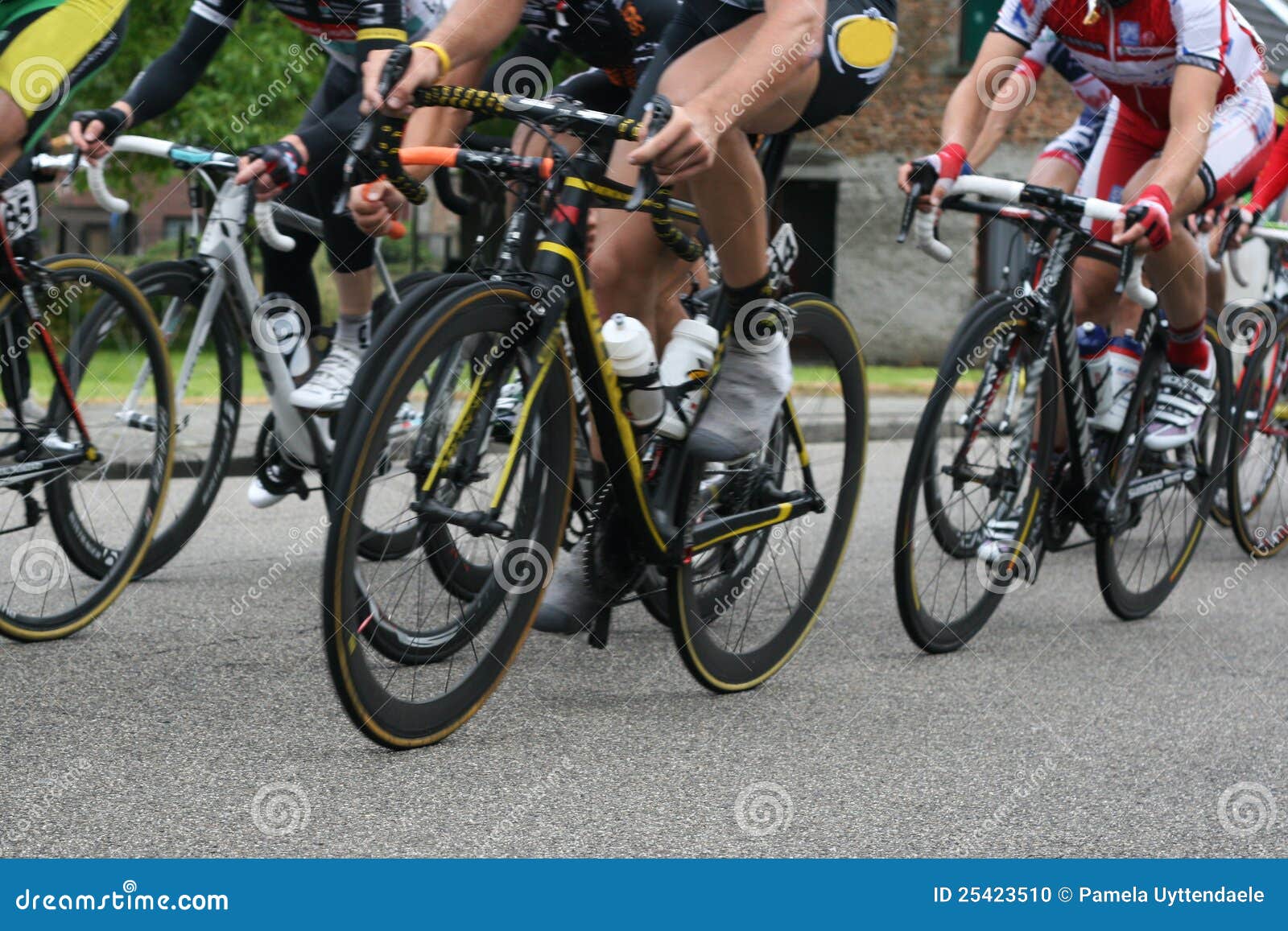 Cyclists racing stock photo. Image of cycle, fast, speed - 25423510