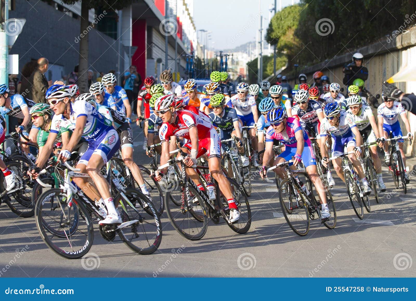 Cyclists racing editorial stock photo. Image of exercise - 25547258