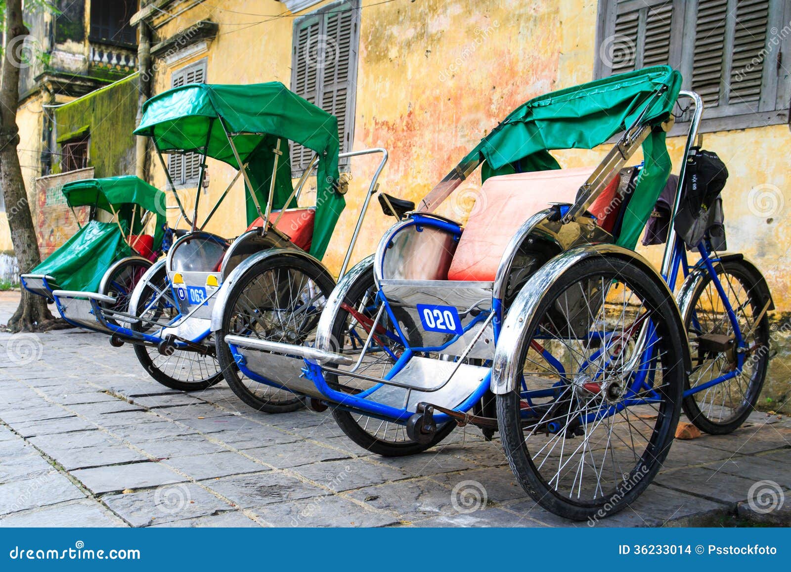Cyclo in vietnam stock photo. Image of vietnam, travel - 36233014