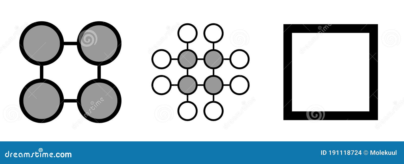 Cyclobutane Cyclic Alkane (cycloalkane) Molecule Stock Vector ...
