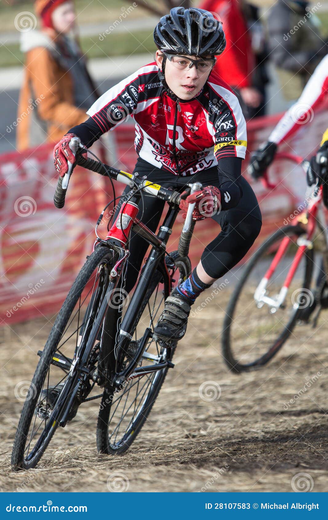 Cyclocross - Junior Racer editorial stock photo. Image of nicole - 28107583
