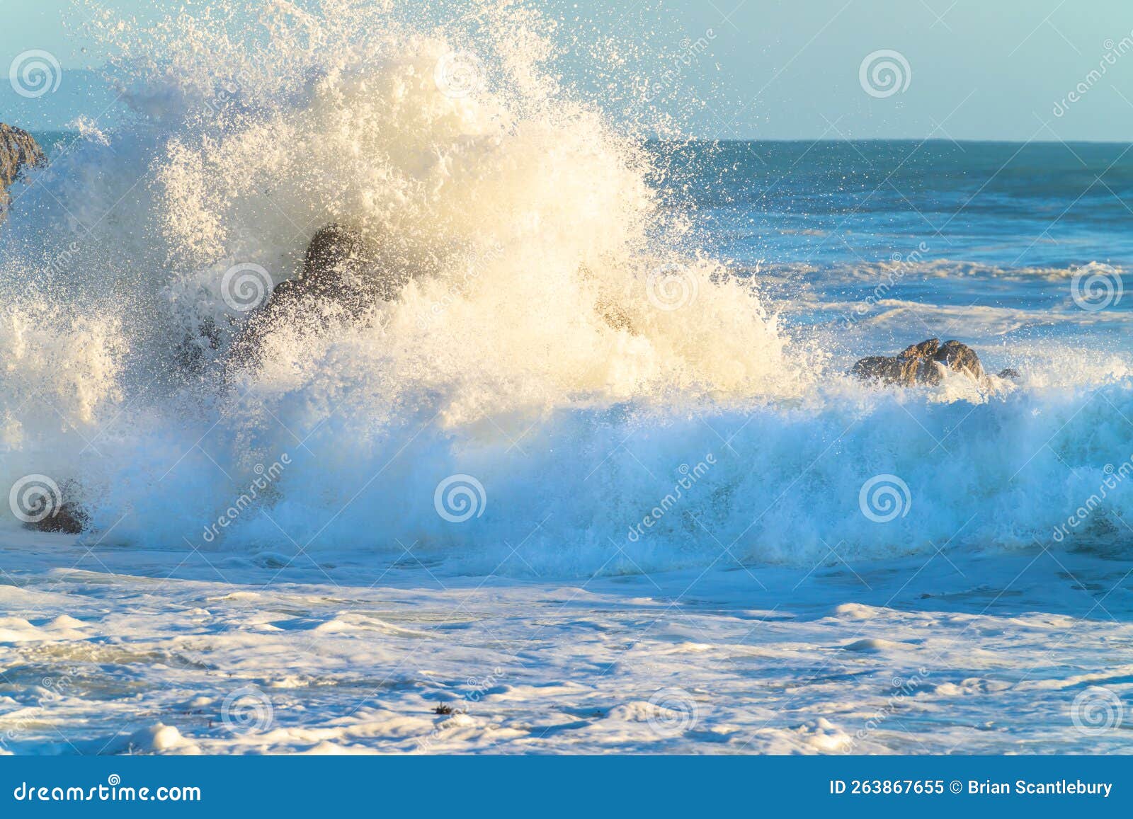 Cyclone Cody Large Waves and Swells at Mount Maunganui Stock Image ...