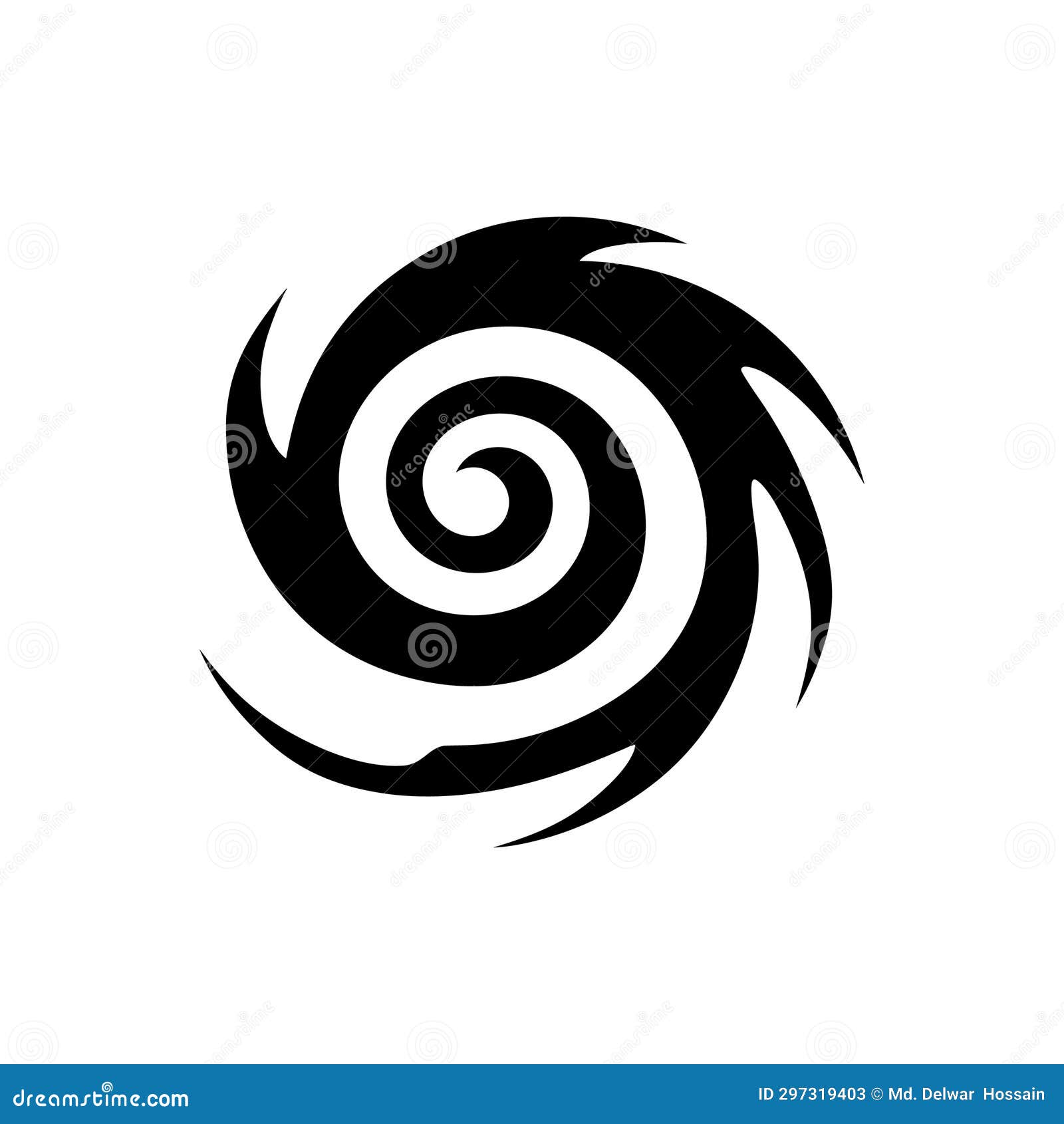 Cyclone Icon . stock vector. Illustration of icon, weather - 297319403