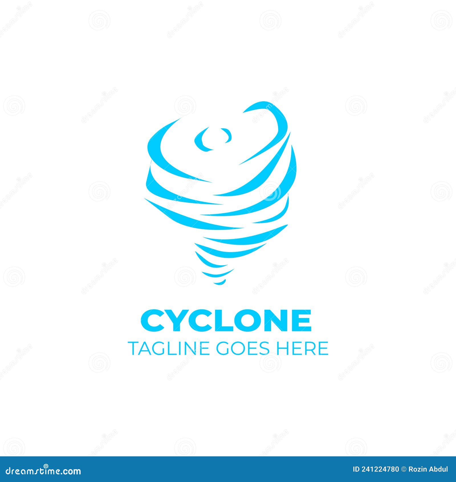 Cyclone logo template stock vector. Illustration of cyclone - 241224780