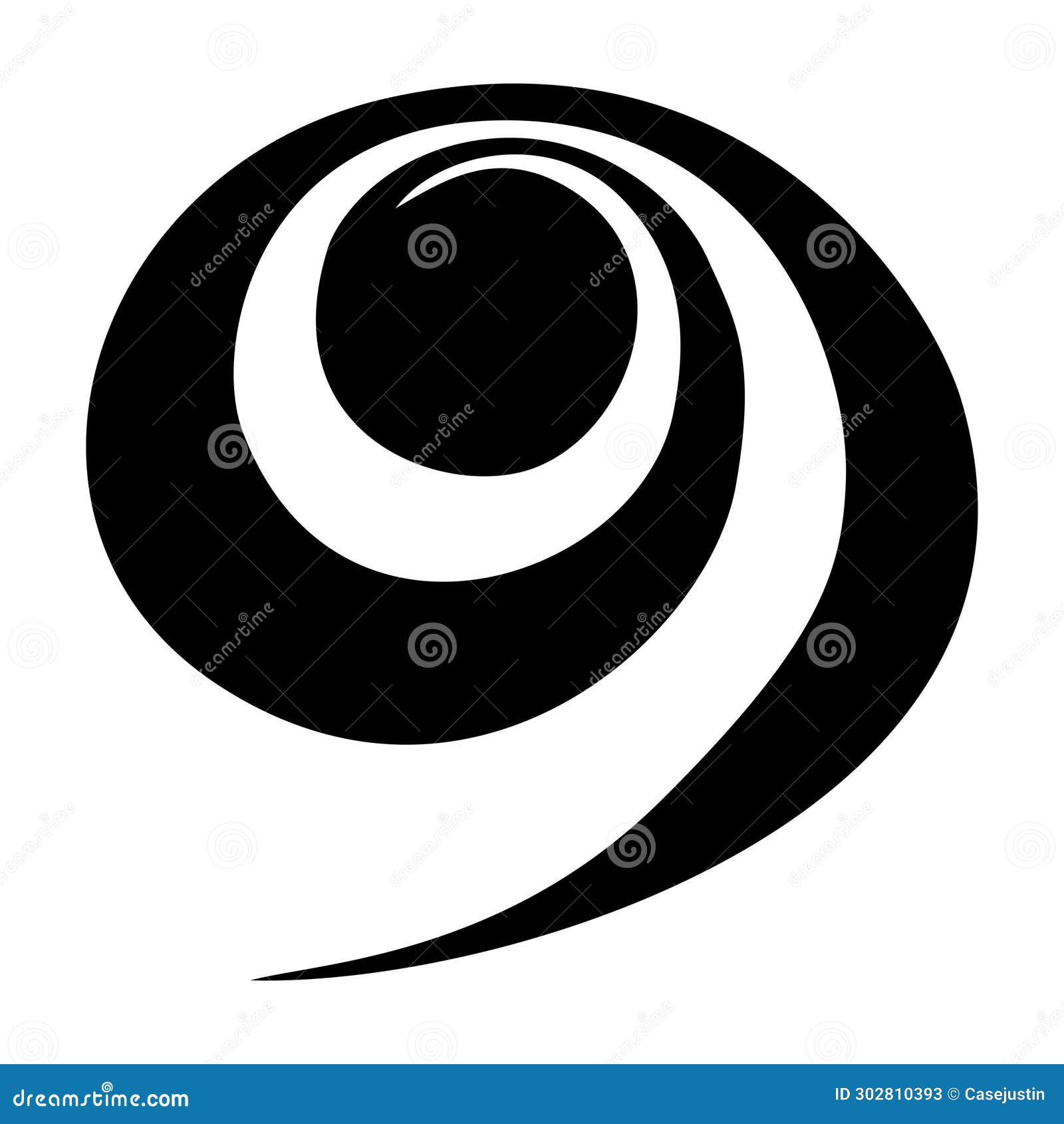 Cyclone, Spiral Design Abstract Pattern Stock Vector - Illustration of ...