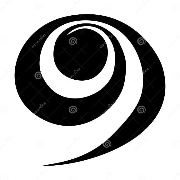 Cyclone, Spiral Design Abstract Pattern Stock Vector - Illustration of ...