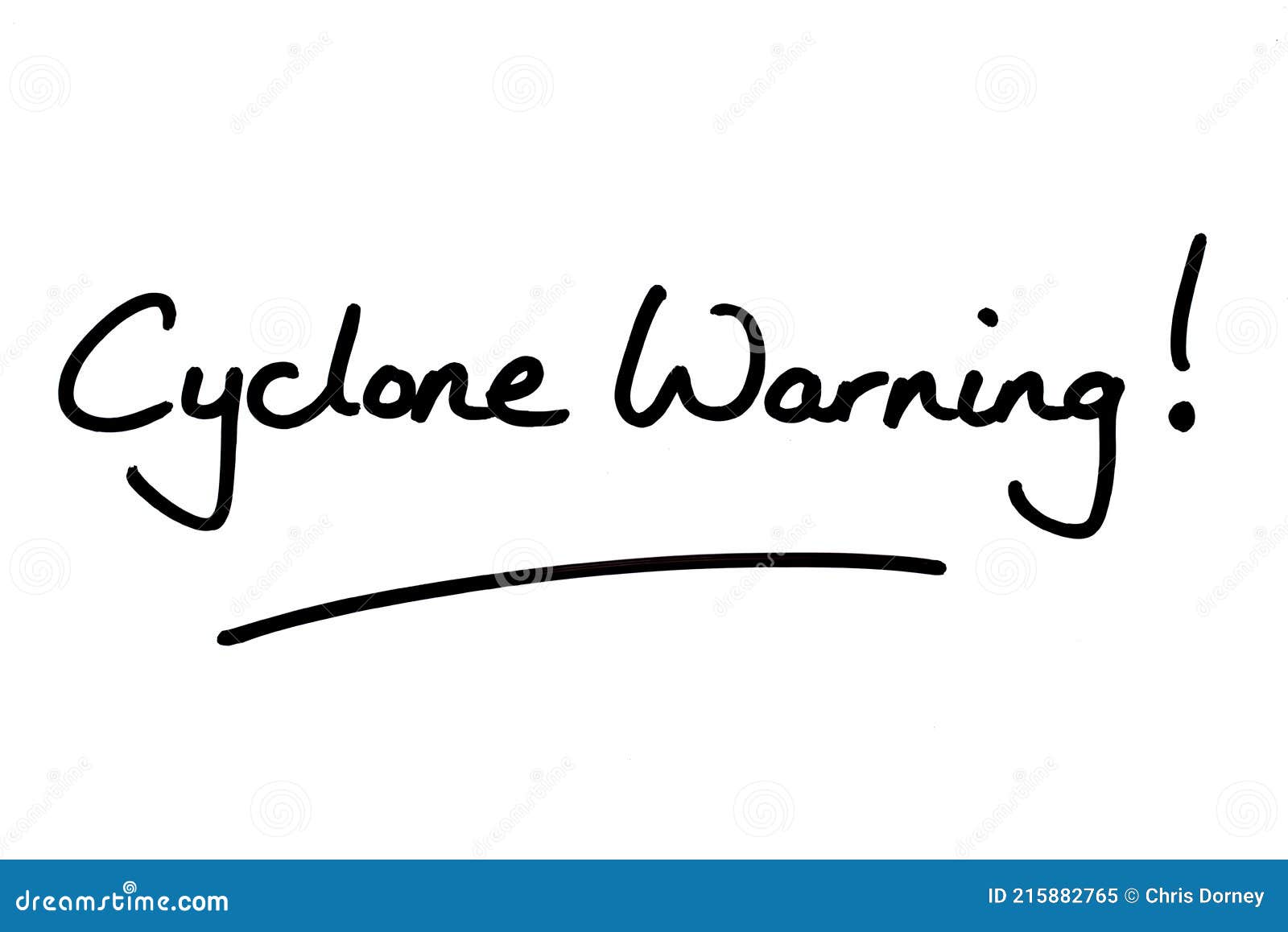 Cyclone Warning stock illustration. Illustration of emergency - 215882765