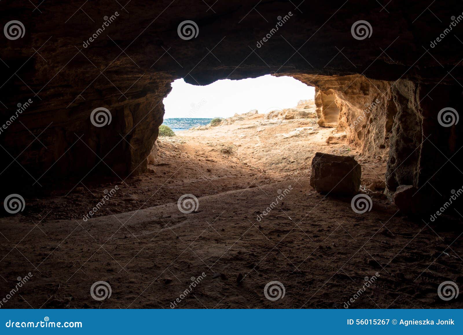 Cyclops Cave. Ammochostos (Famagusta) District. Cyprus Stock Photo ...