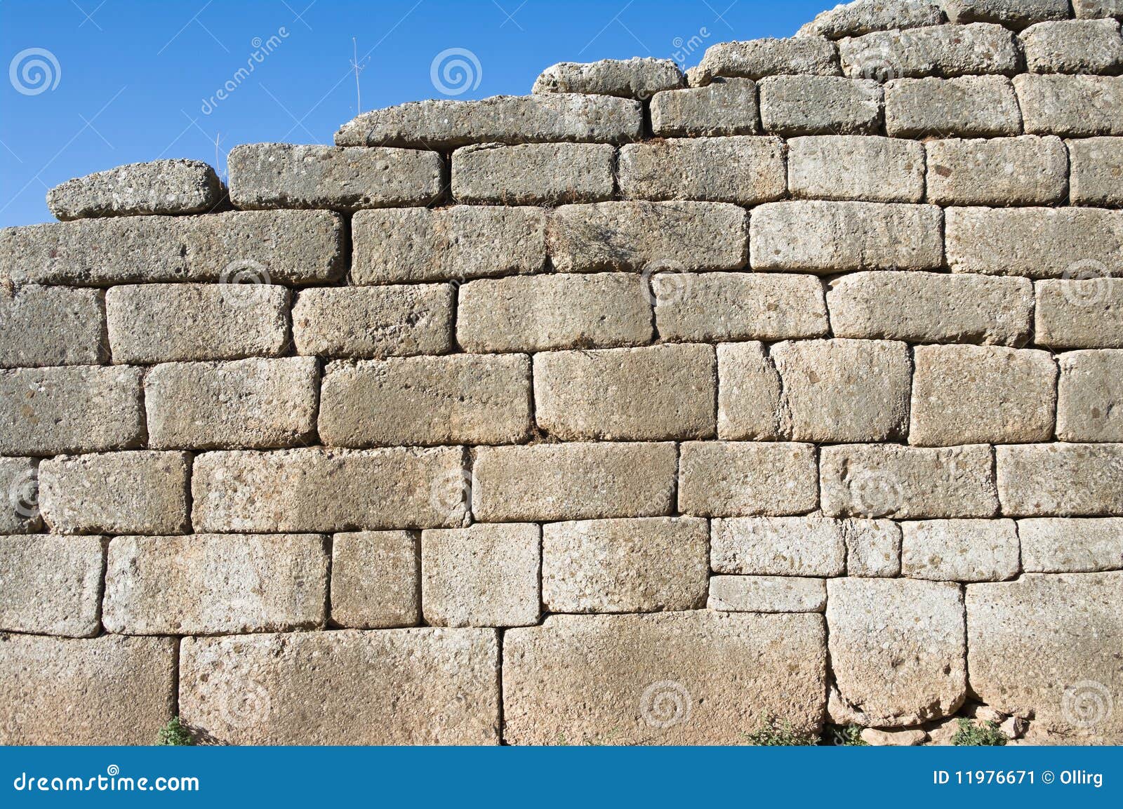 Cyclopean Wall stock image. Image of rock, argolida, built - 11976671