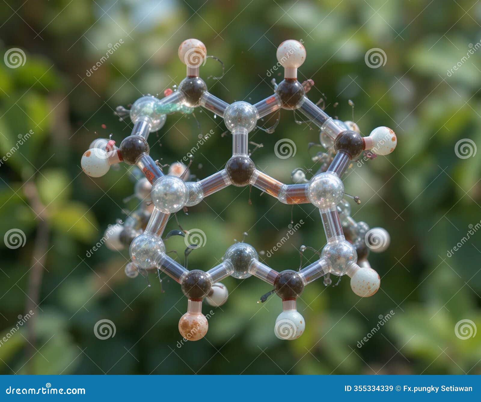 Cyclopentane Showing Carbon and Hydrogen Atoms Stock Illustration ...