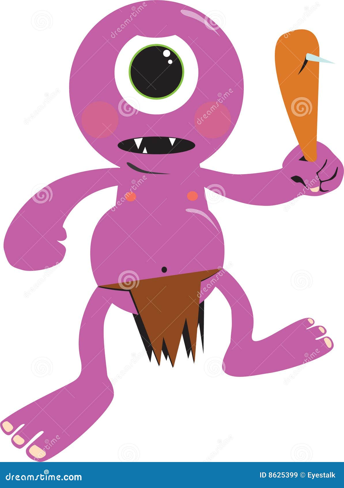 Cyclops stock vector. Illustration of fantasy, mythology - 8625399