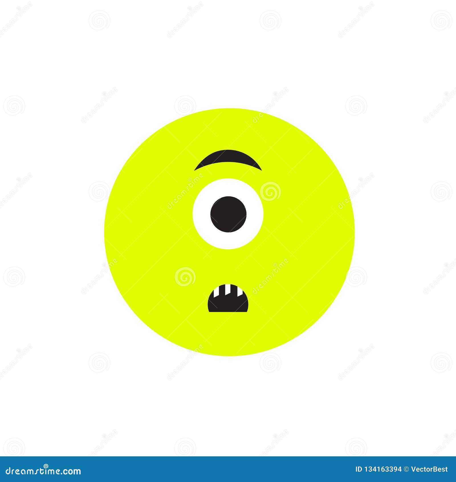 Cyclops Icon Vector Sign and Symbol Isolated on White Background ...