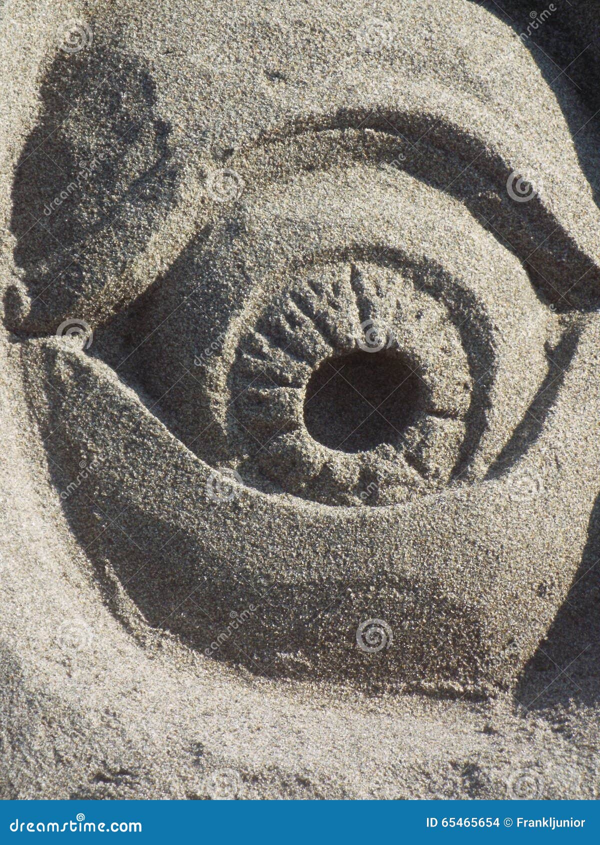 Cyclops Made out of Sand stock photo. Image of sculpture - 65465654