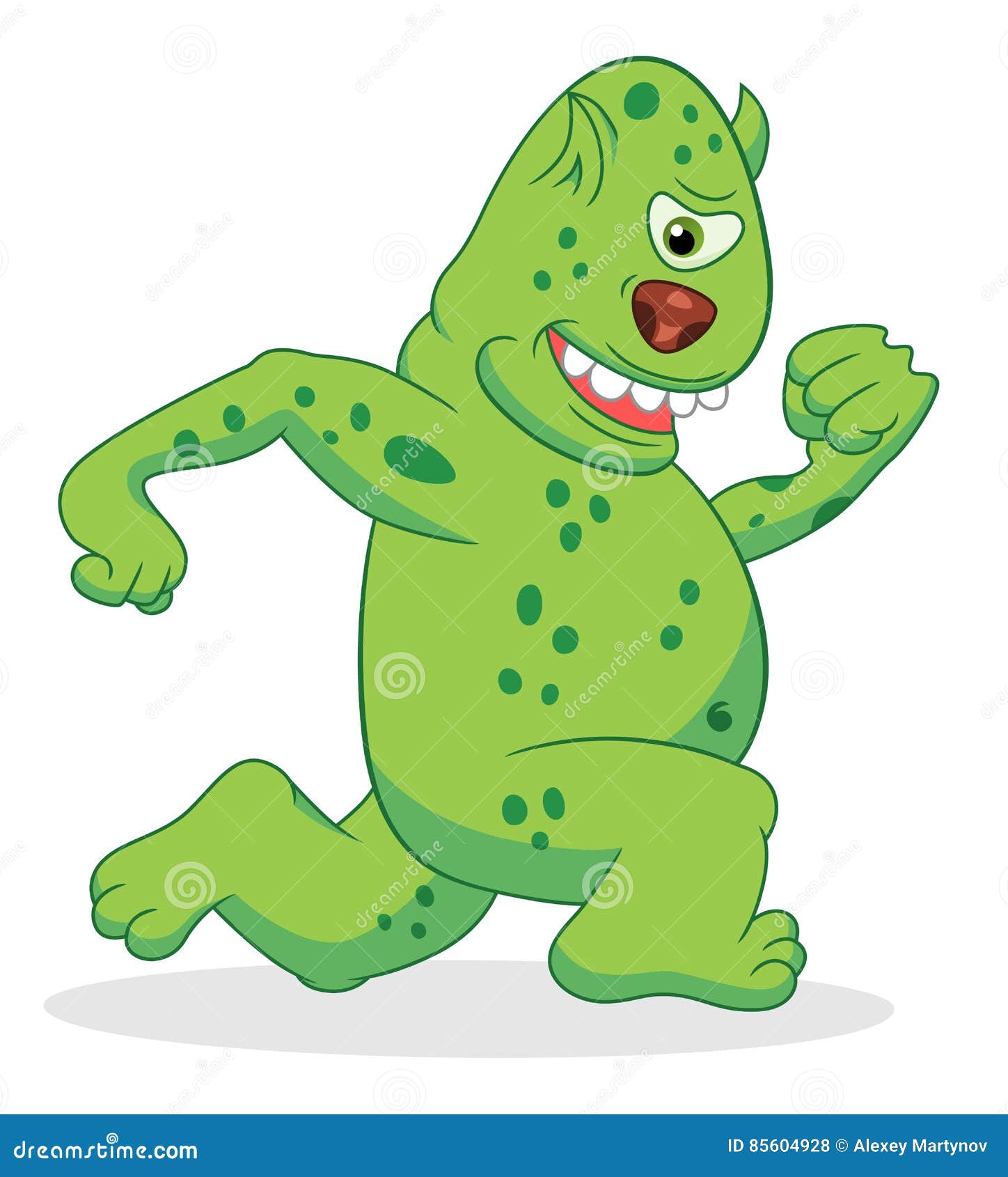 Cyclops Standing Drawing Vector Illustration | CartoonDealer.com #92270408