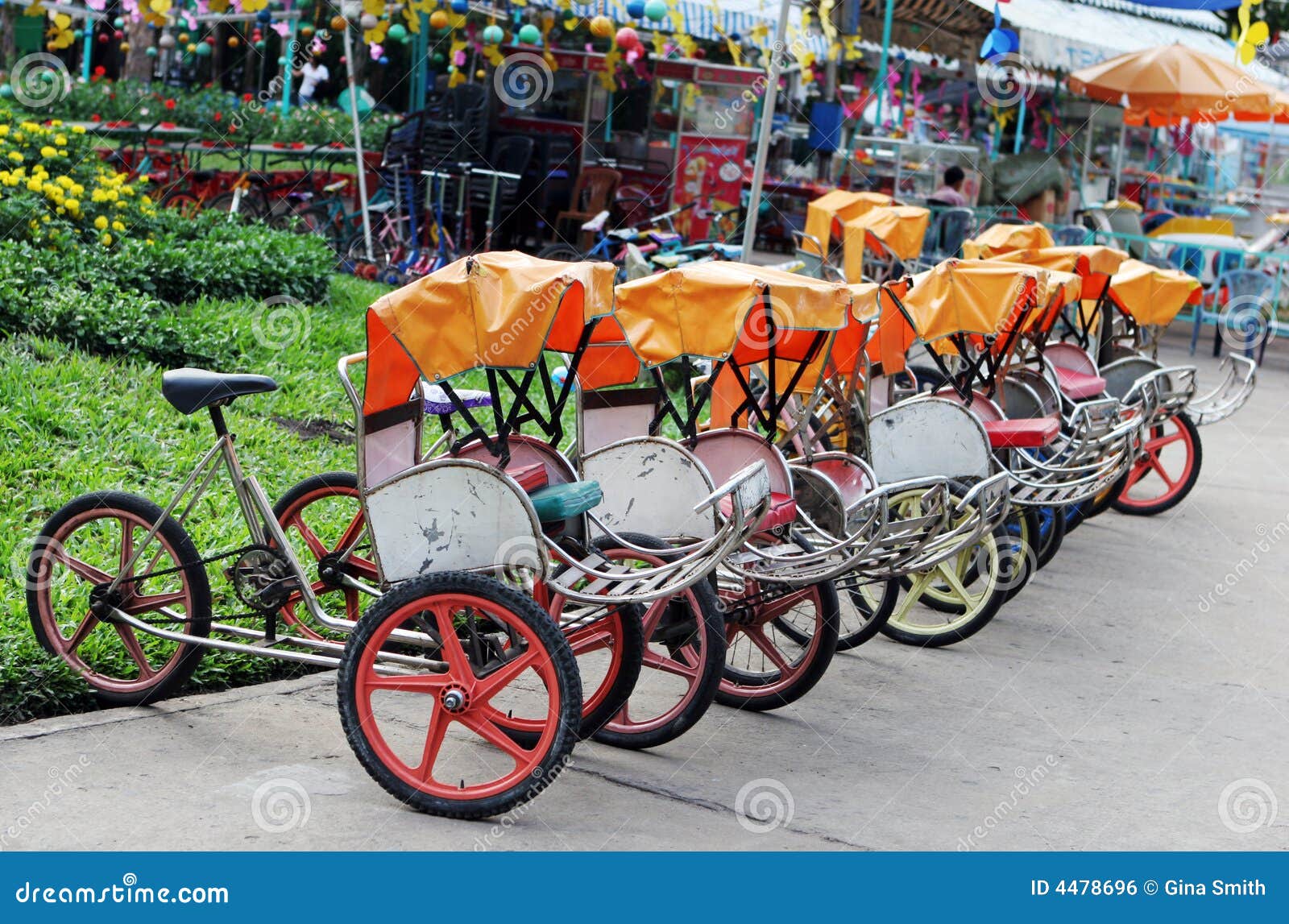 Cyclos stock photo. Image of culture, vietnamese, cyclo - 4478696