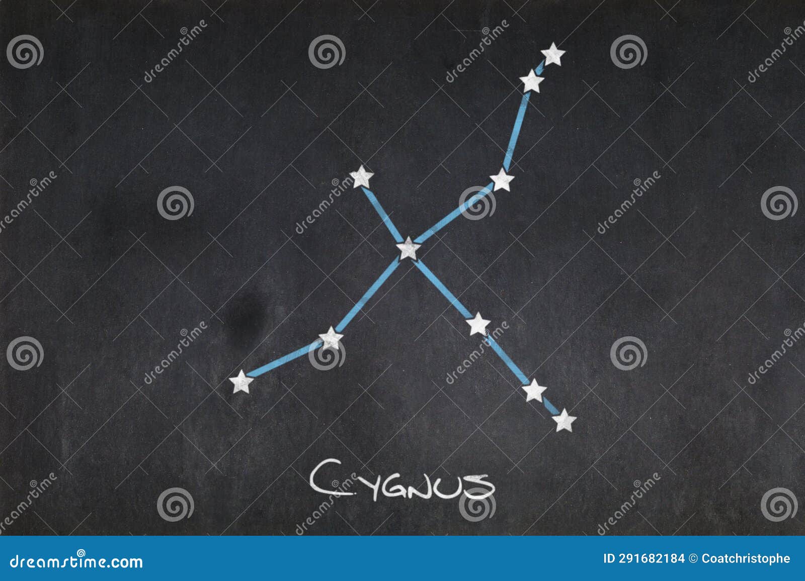 Cygnus Constellation, Cluster Of Stars, Swan Constellation, Northern ...