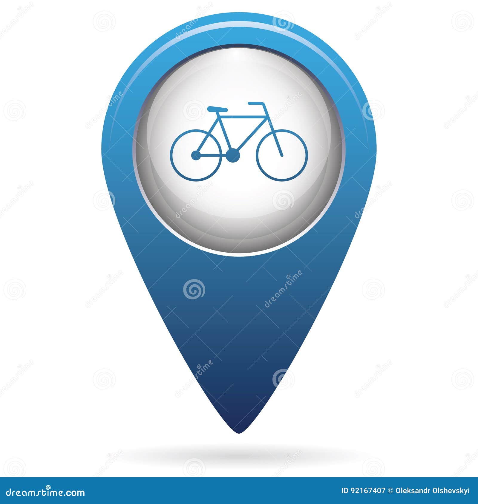 Cykel-/cykelsymbol vektor illustrationer. Illustration av lopp - 92167407