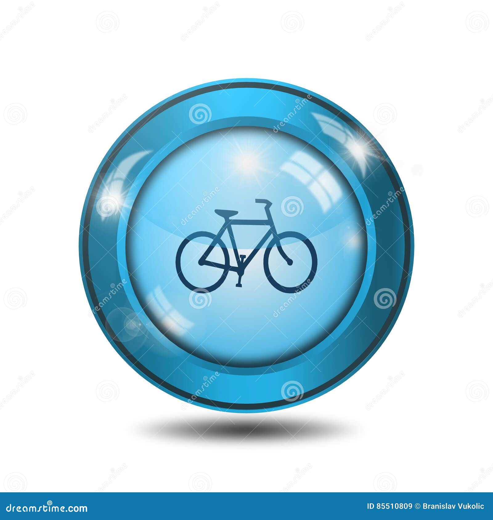 Cykelsymbol, Tecken, Illustration Stock Illustrationer - Illustration ...