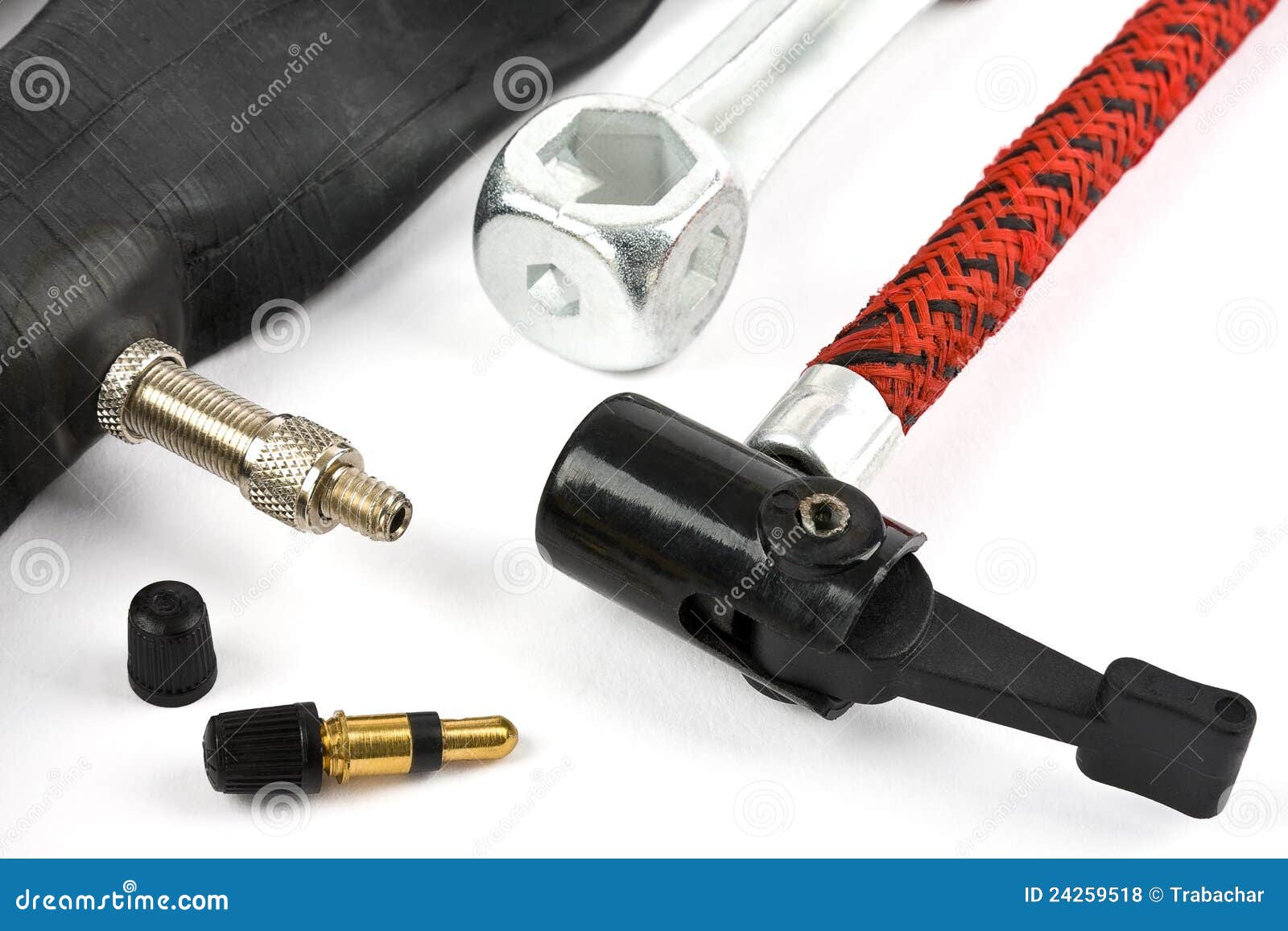 Cykelventil arkivfoto. Bild av cyklar, pump, reparation - 24259518