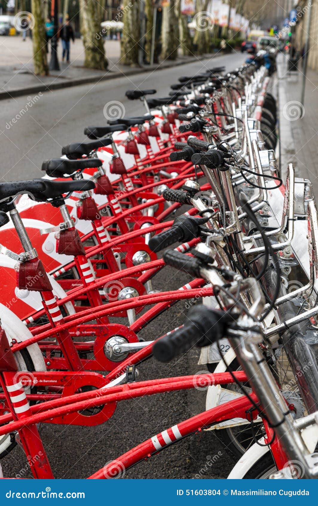 Cyklar red arkivfoto. Bild av lopp, stort, barcelona - 51603804