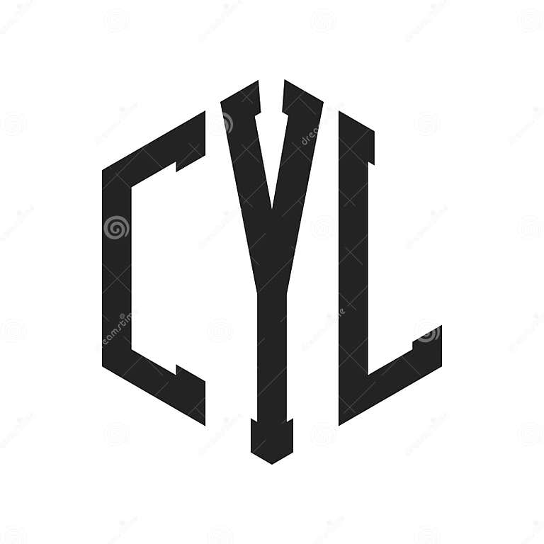 CYL Logo Design. Initial Letter CYL Monogram Logo Using Hexagon Shape ...