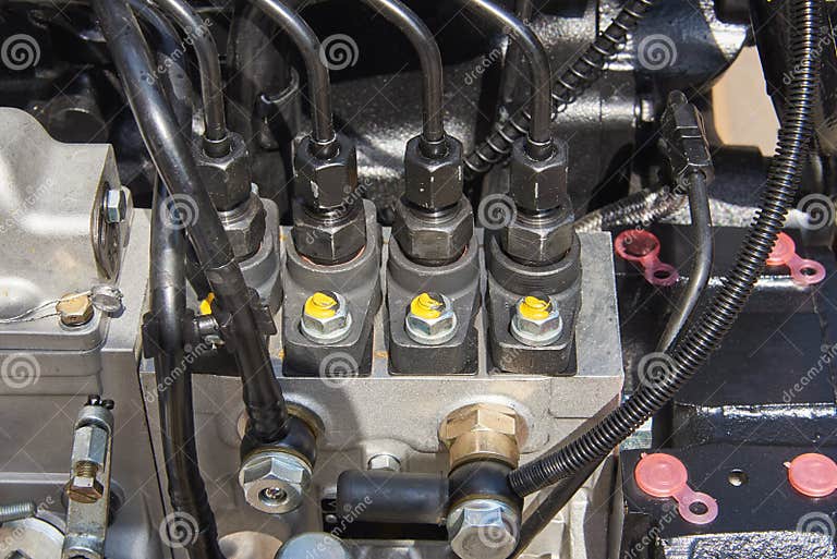 The Cylinder Block of an Internal Combustion Engine with a Fuel ...