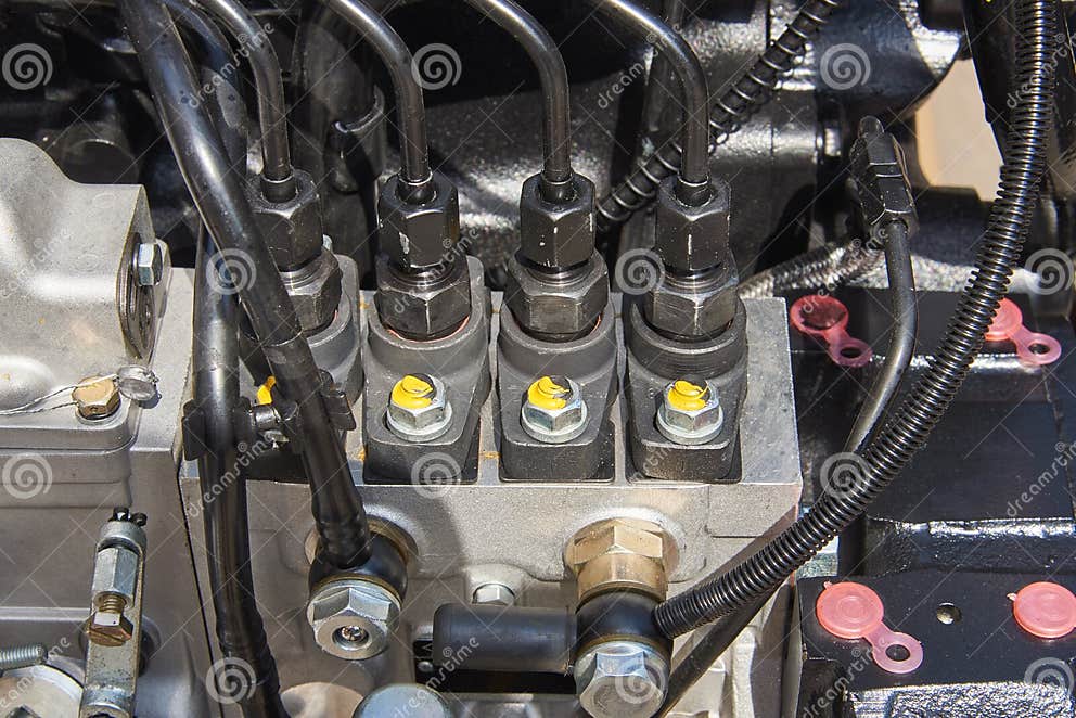The Cylinder Block of an Internal Combustion Engine with a Fuel ...
