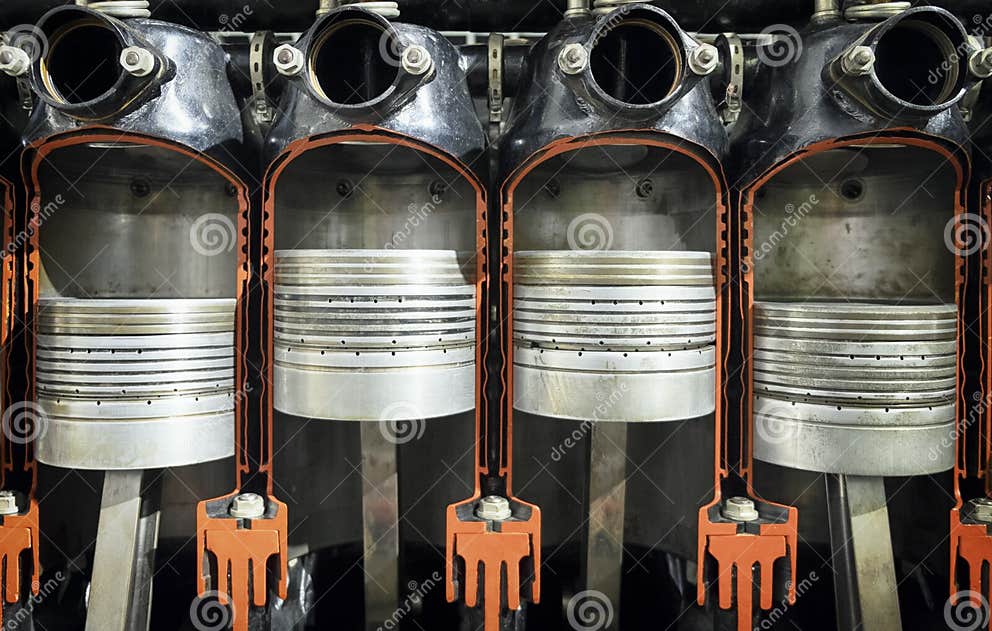 Cylinder - cross section stock image. Image of equipment - 36825969