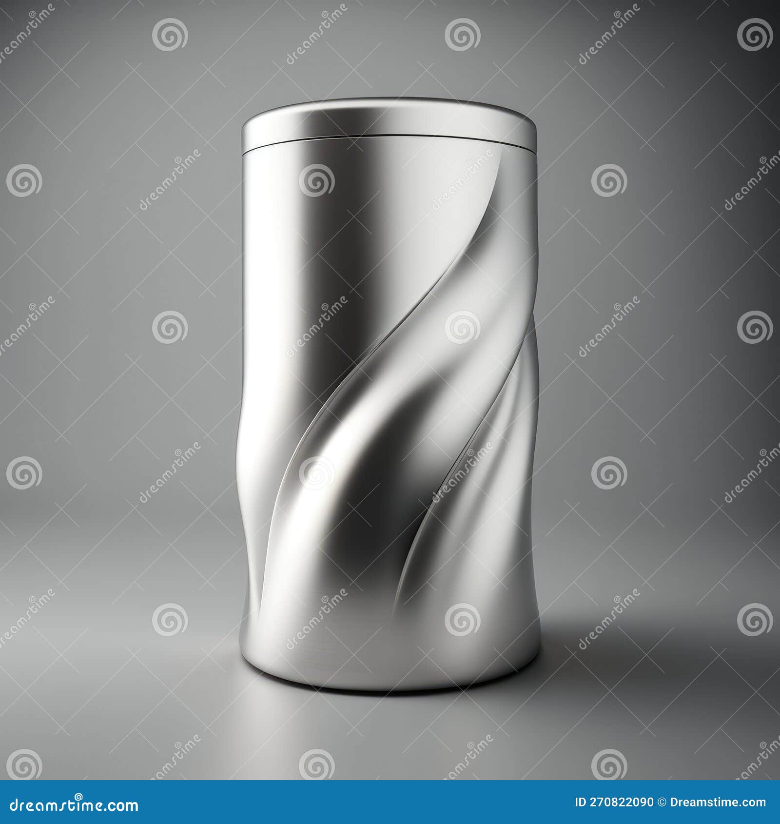 Cylinder with a Curved Surface Podium, Empty Showcase for Packaging ...