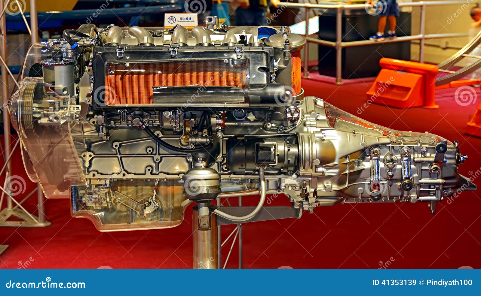 6 cylinder diesel engine stock image. Image of vehicle - 41353139