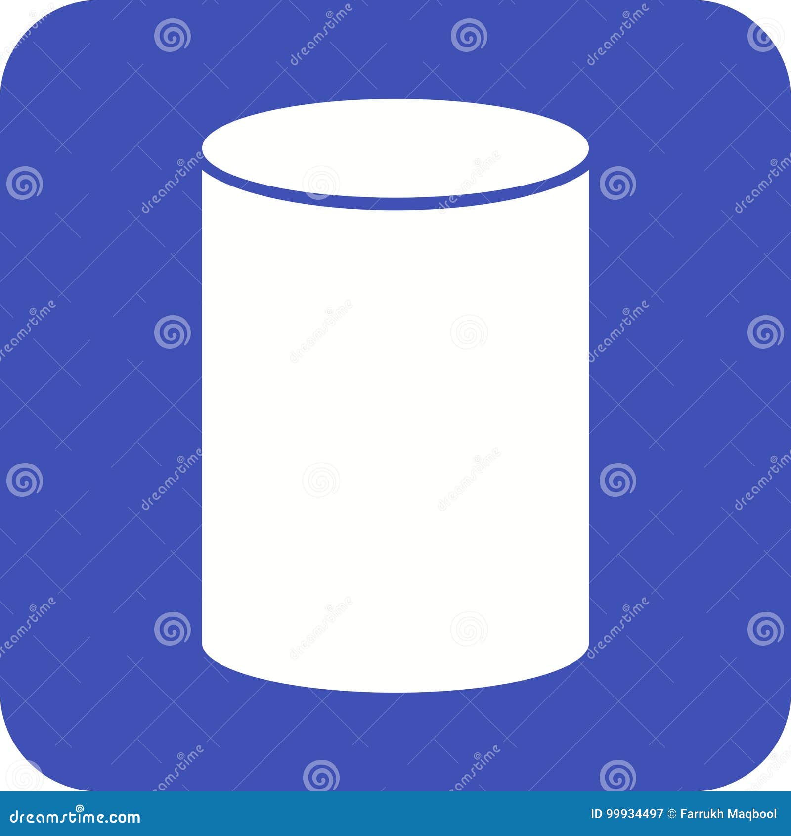 Cylinder stock vector. Illustration of formula, shape - 99934497