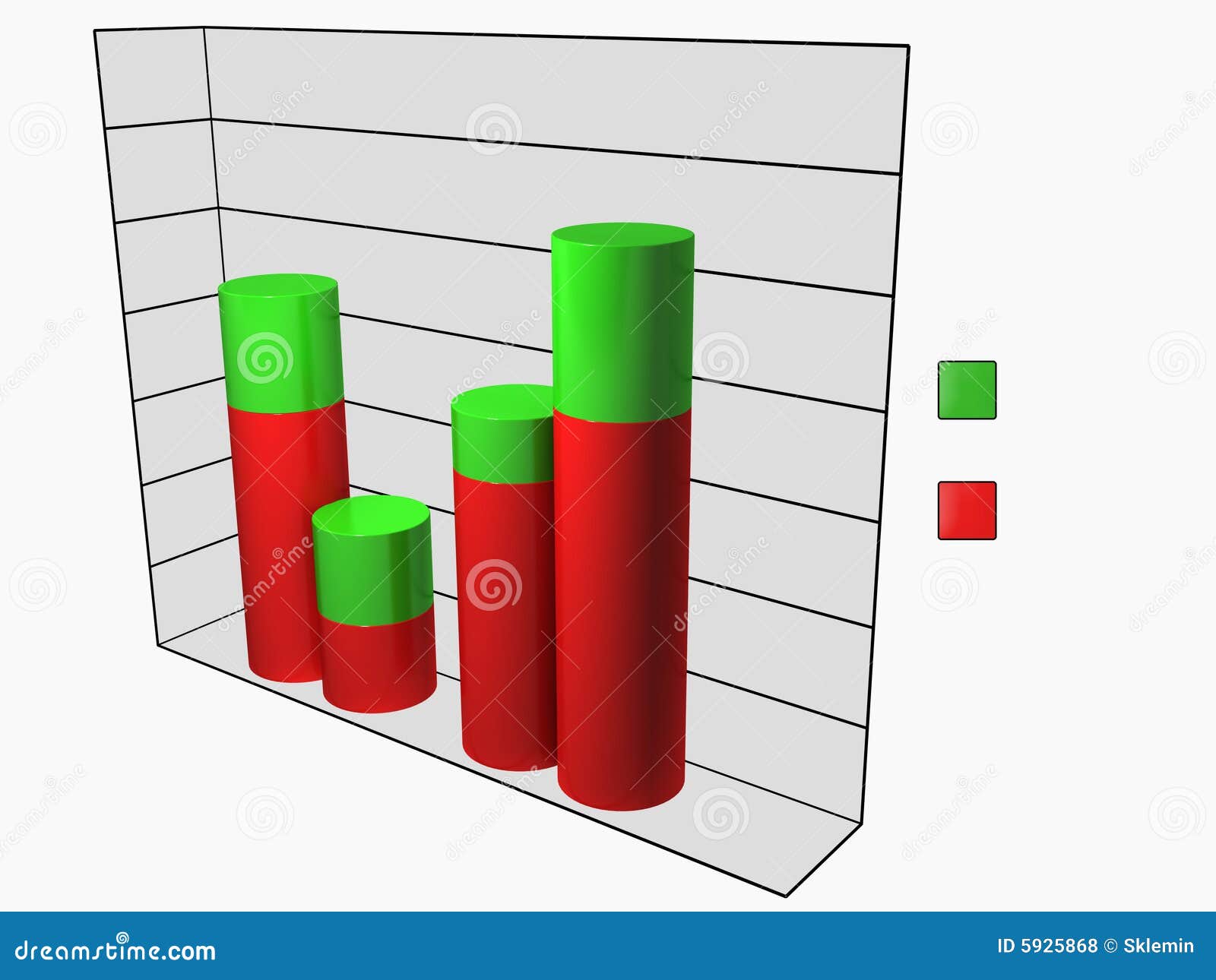 Cylinder Graph Picture. Image: 5925868