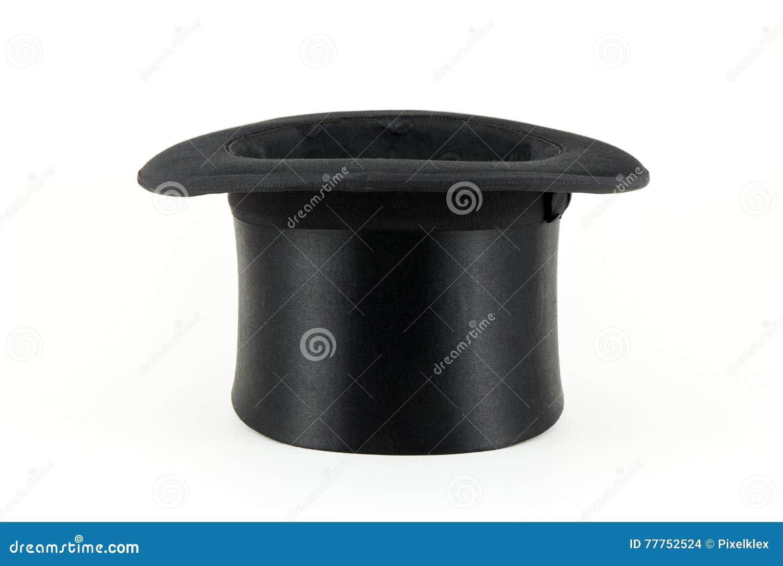 Cylinder hat stock photo. Image of folding, cylinder - 77752524