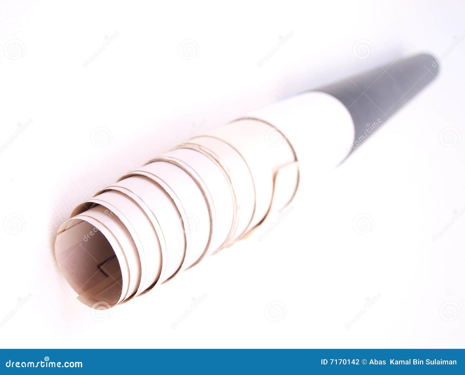 Cylinder Paper Roll stock photo. Image of profession, color - 7170142