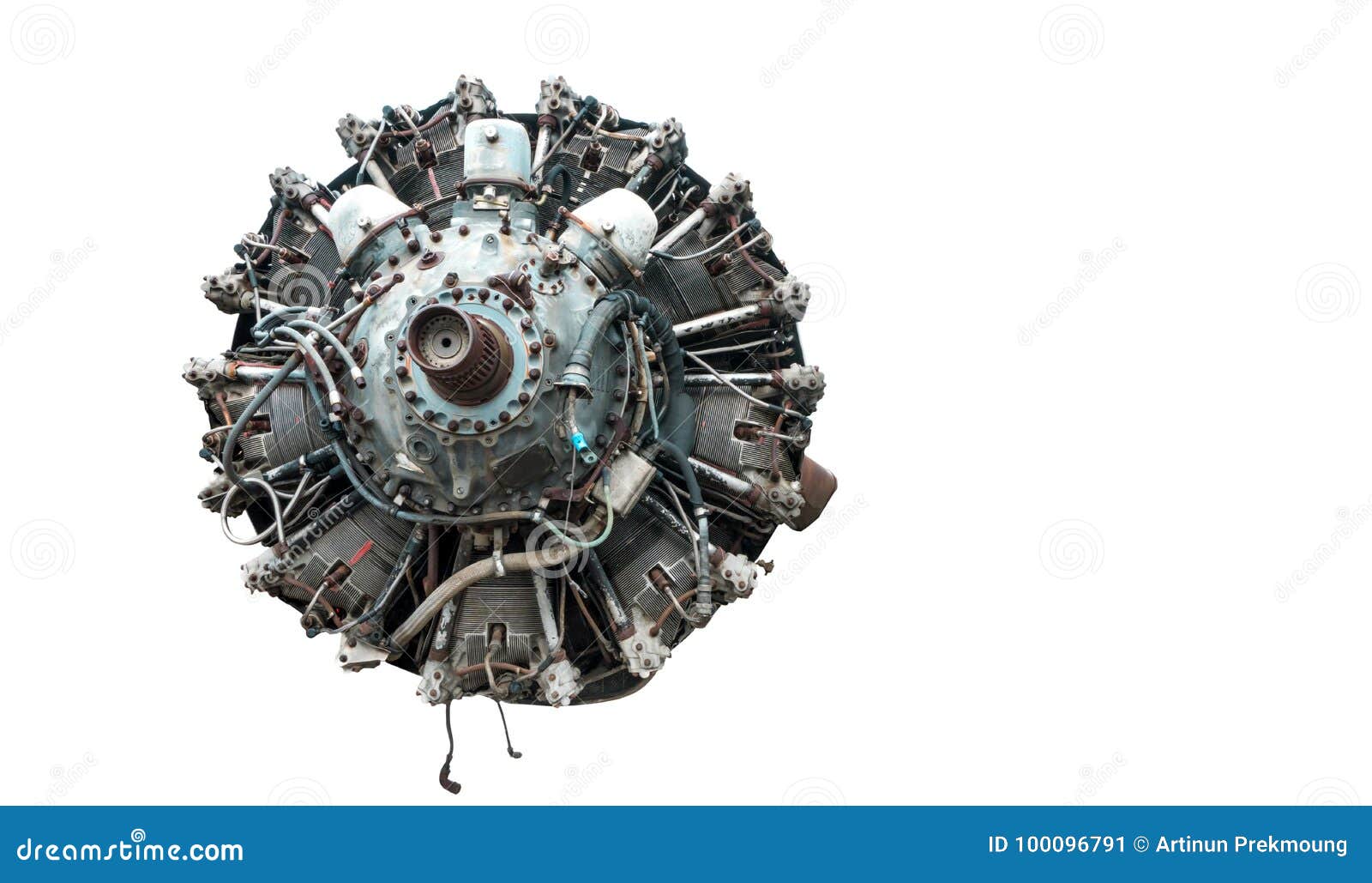 Cylinder Of A Radial Piston Engine Stock Photo | CartoonDealer.com ...