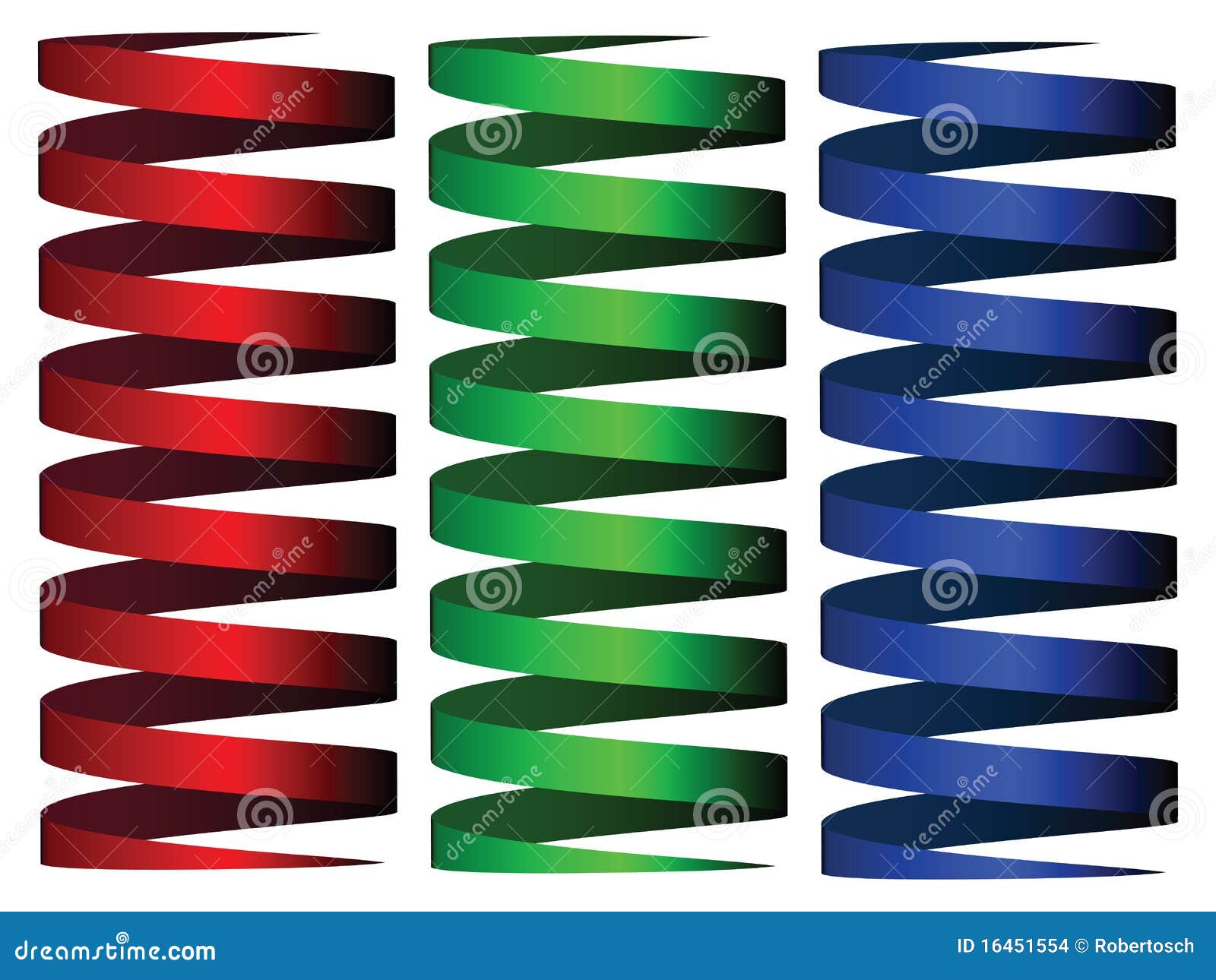 Cylinder rgb ribbons stock vector. Illustration of ribbons - 16451554