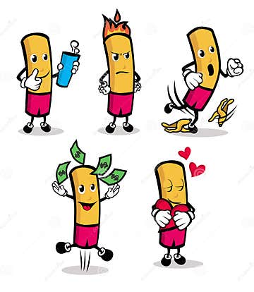 Cylinder-Shaped Cartoons stock vector. Illustration of cartoon - 14150968