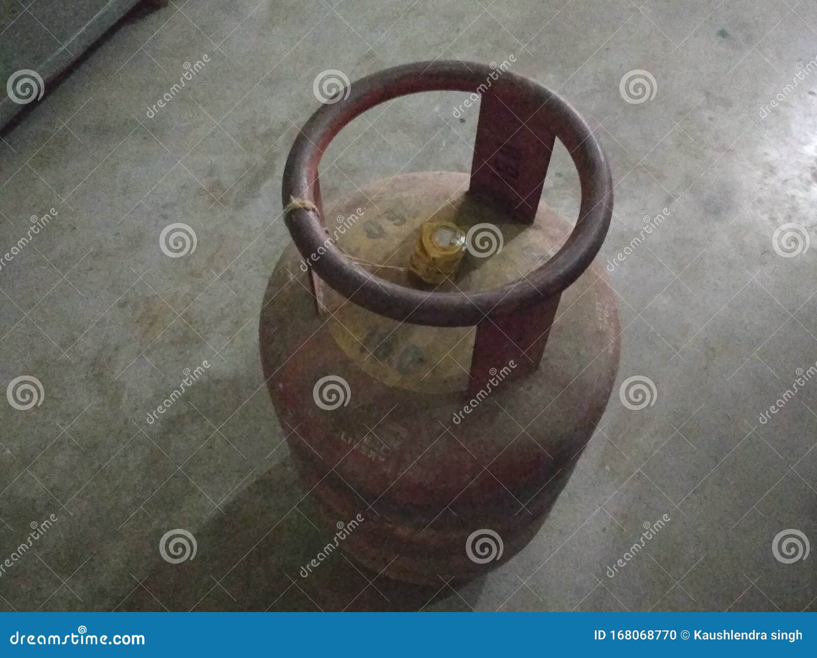 Cylinder Use in Burning Fire for Cooking Stock Photo - Image of fire ...