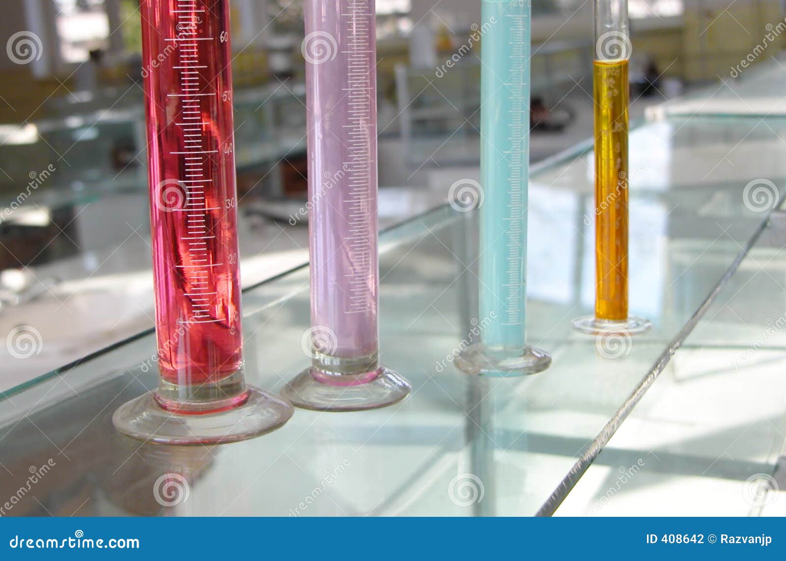 Cylinders stock photo. Image of reaction, glassware, industry - 408642