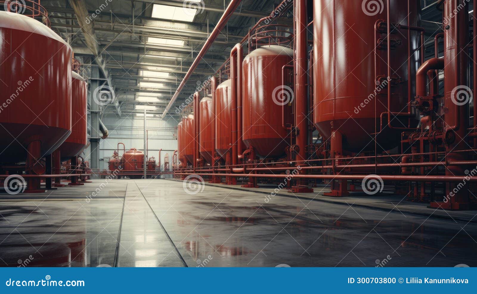 Cylinders and Helium Containers at a Metal Processing Plant ...