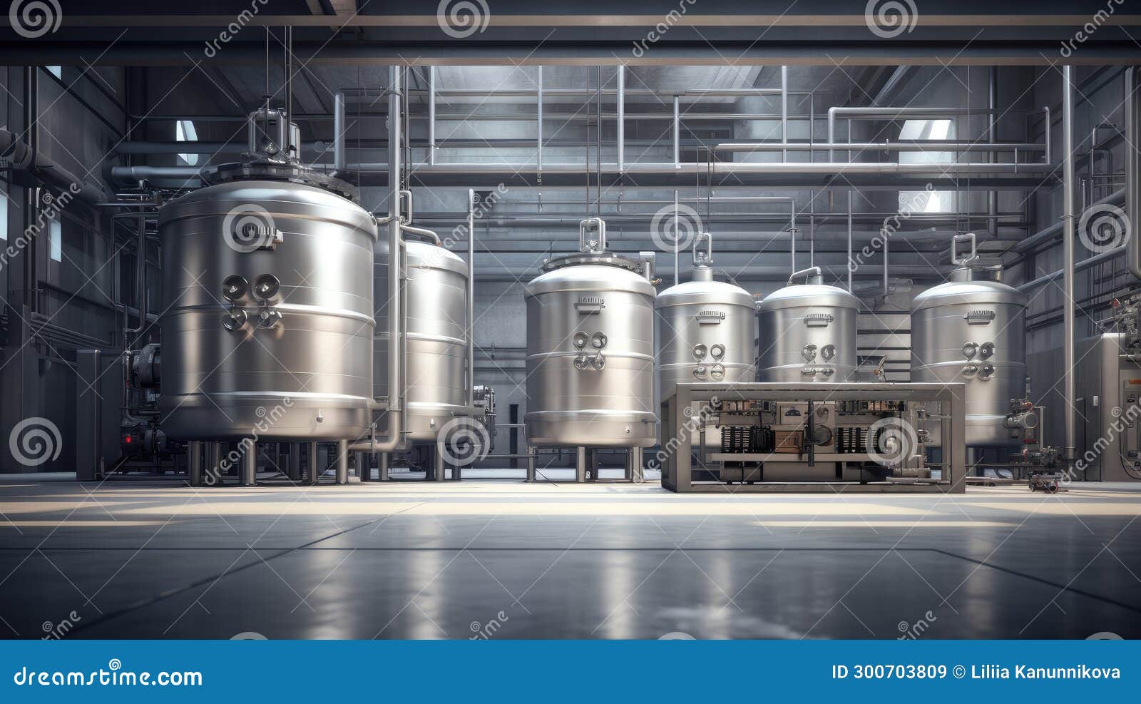 Cylinders and Helium Containers at a Metal Processing Plant ...