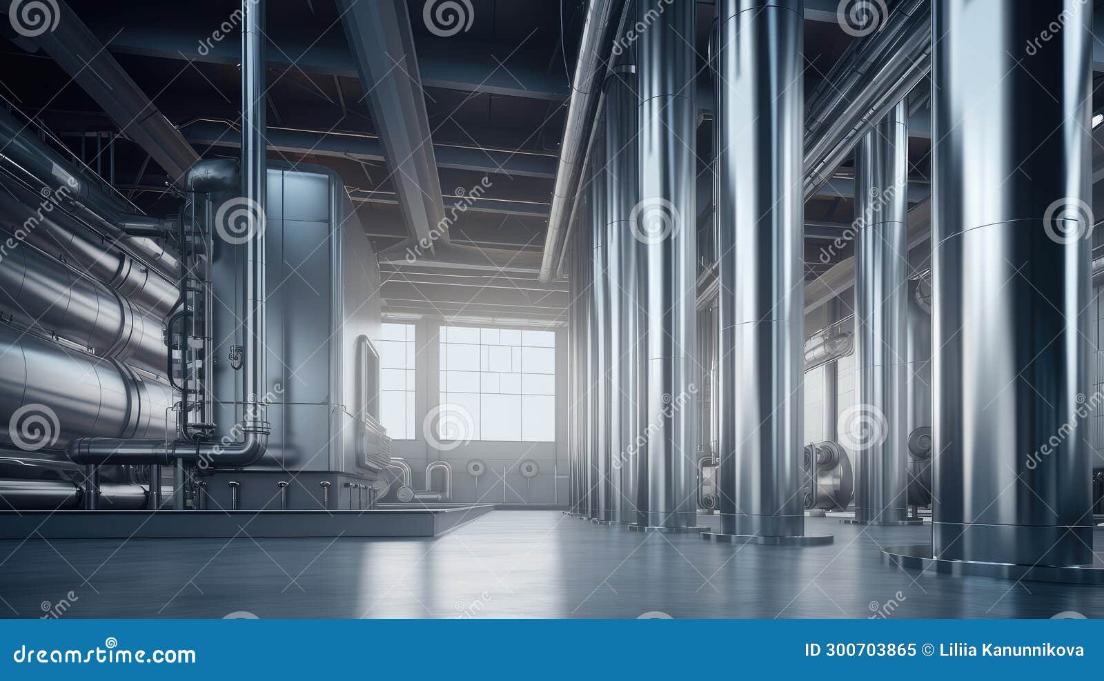 Cylinders and Helium Containers at a Metal Processing Plant ...
