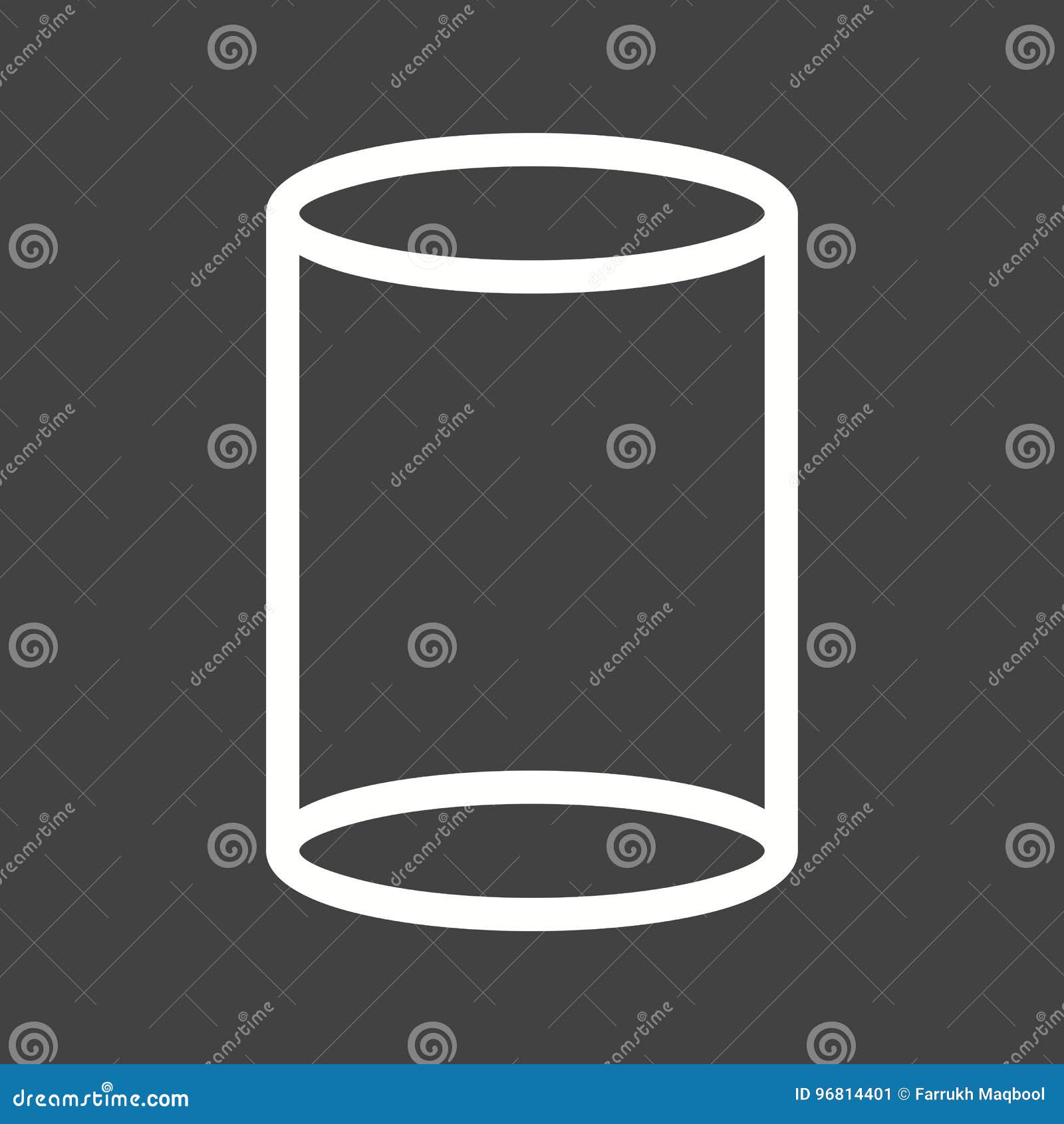 Cylindre illustration stock. Illustration du forme, formule - 96814401