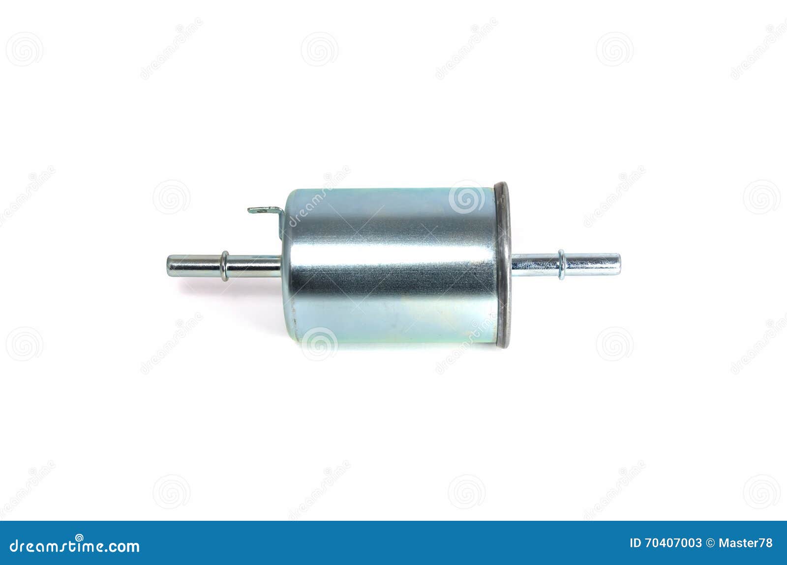 Cylindrical Metal Fuel Filter Stock Image - Image of clean, cylindrical ...