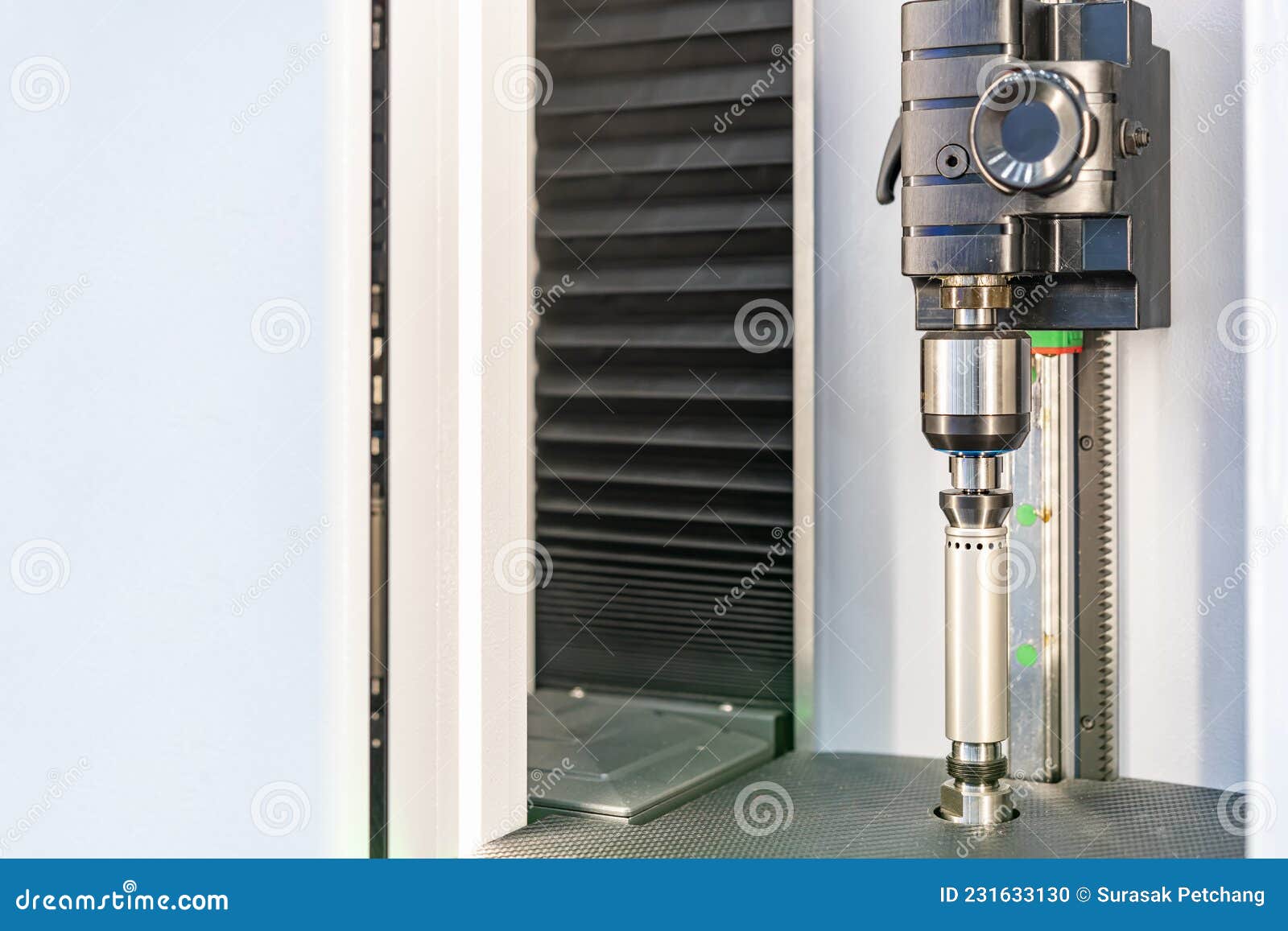 Cylindrical Metal Workpiece during Setup on High Technology and ...